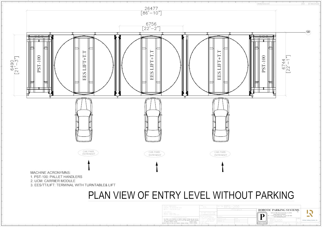Basement Parking Dimensions